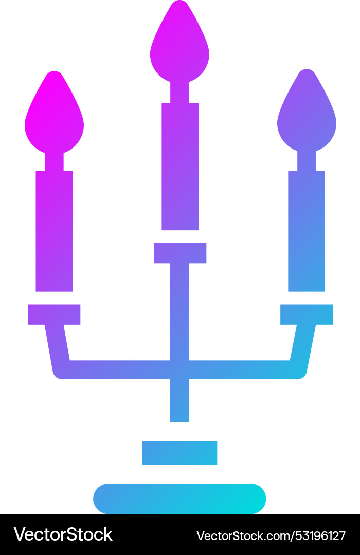 Candles icon design Royalty Free Vector Image - VectorStock