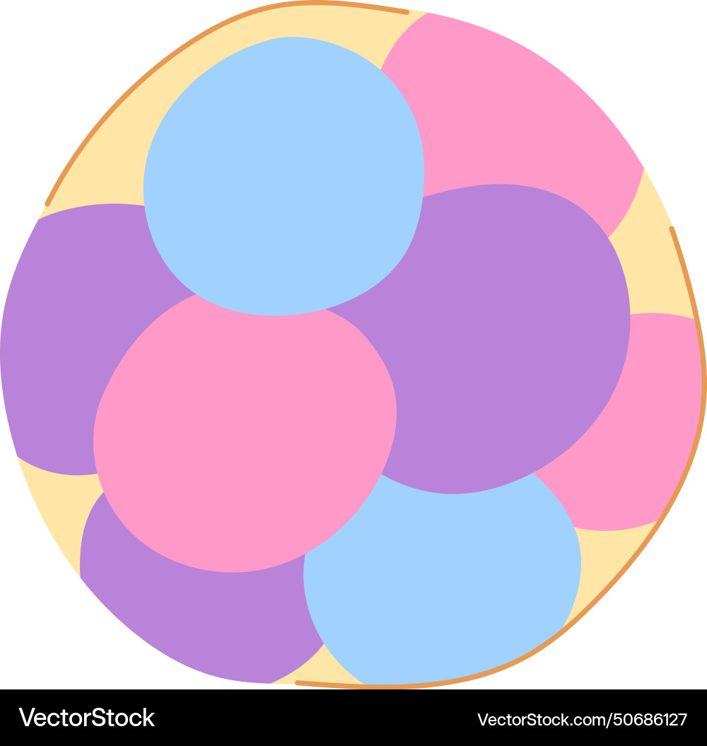 Hand stress ball cartoon Royalty Free Vector Image