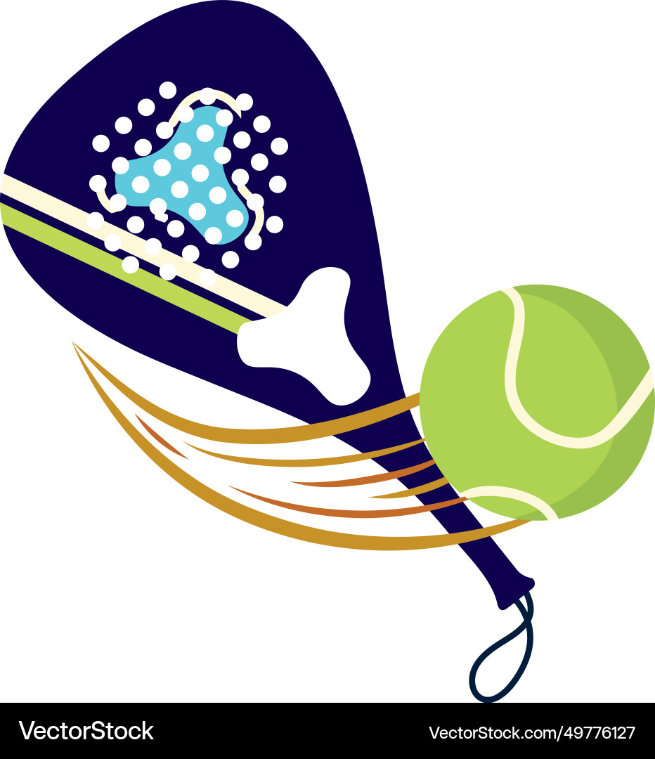 Padel tennis sport Royalty Free Vector Image - VectorStock