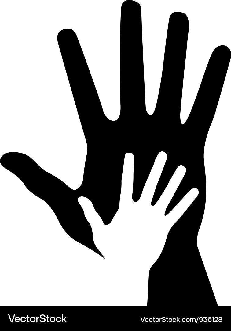 Caring hand Royalty Free Vector Image - VectorStock