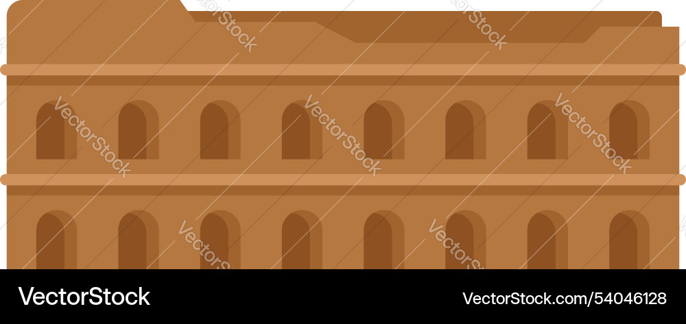 Colosseum building representing ancient rome Vector Image