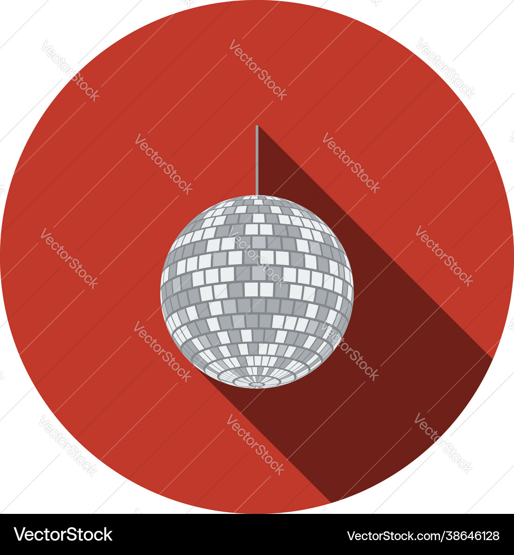 Party disco sphere icon Royalty Free Vector Image