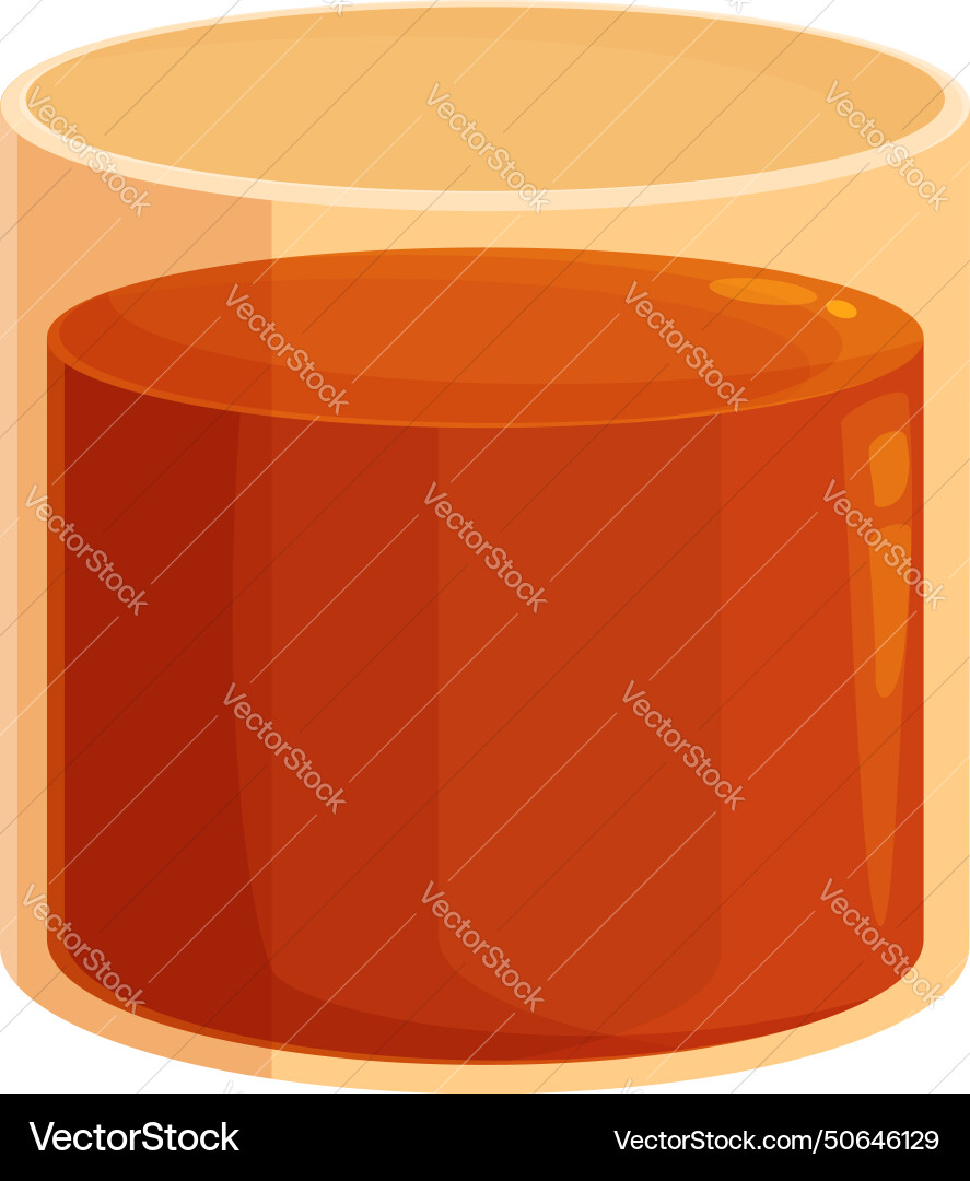 Natural syrup drink icon cartoon liquid Royalty Free Vector