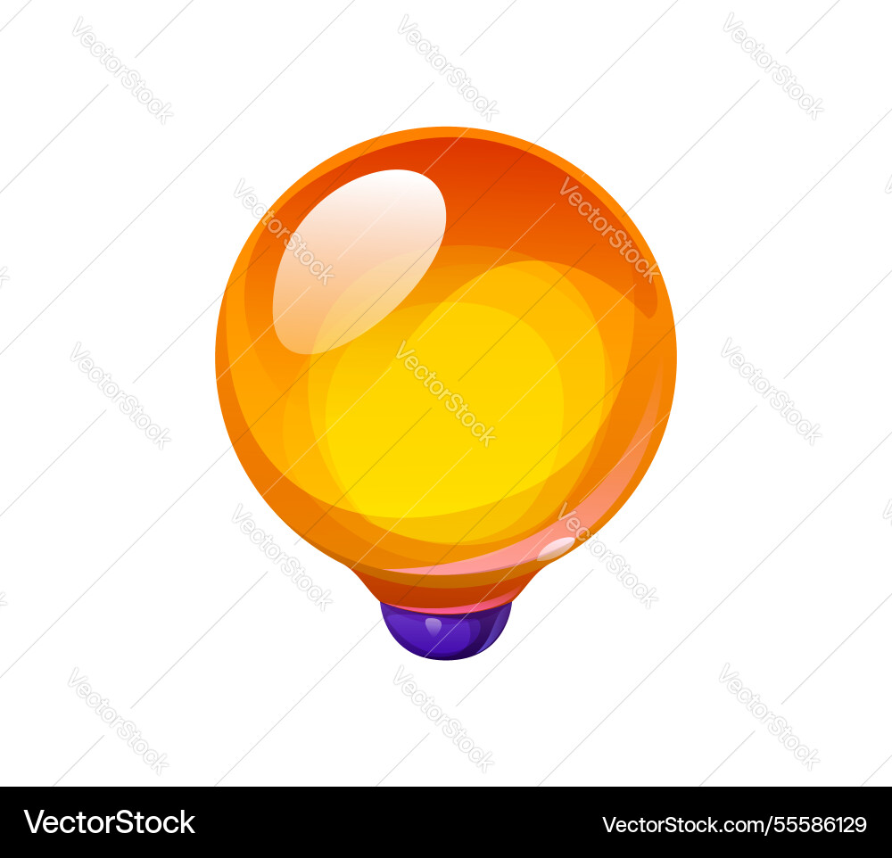 School education font lamp bulb 0 zero digit Vector Image