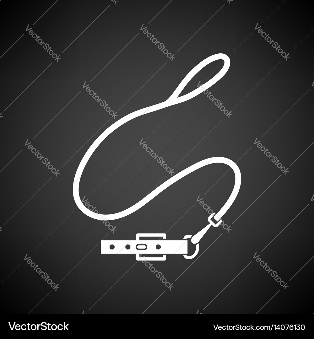 Dog lead icon Royalty Free Vector Image - VectorStock