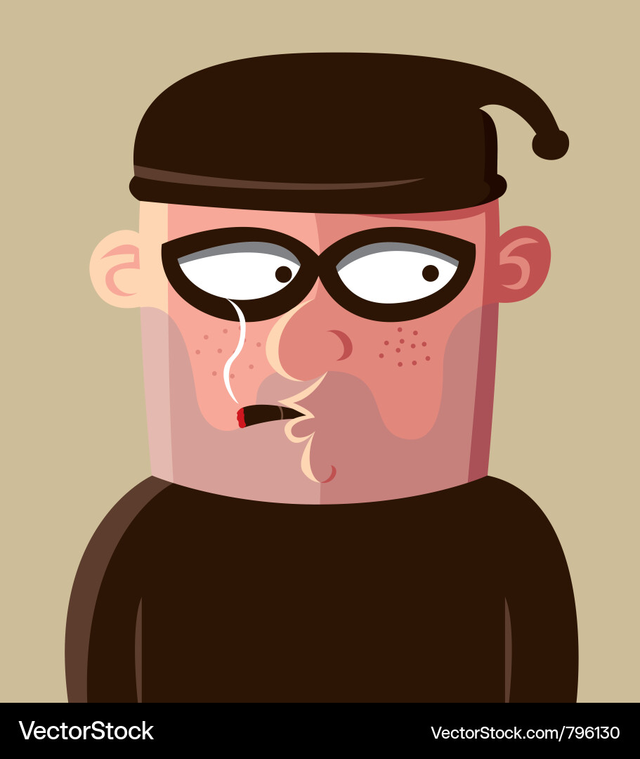 Robber Royalty Free Vector Image - VectorStock