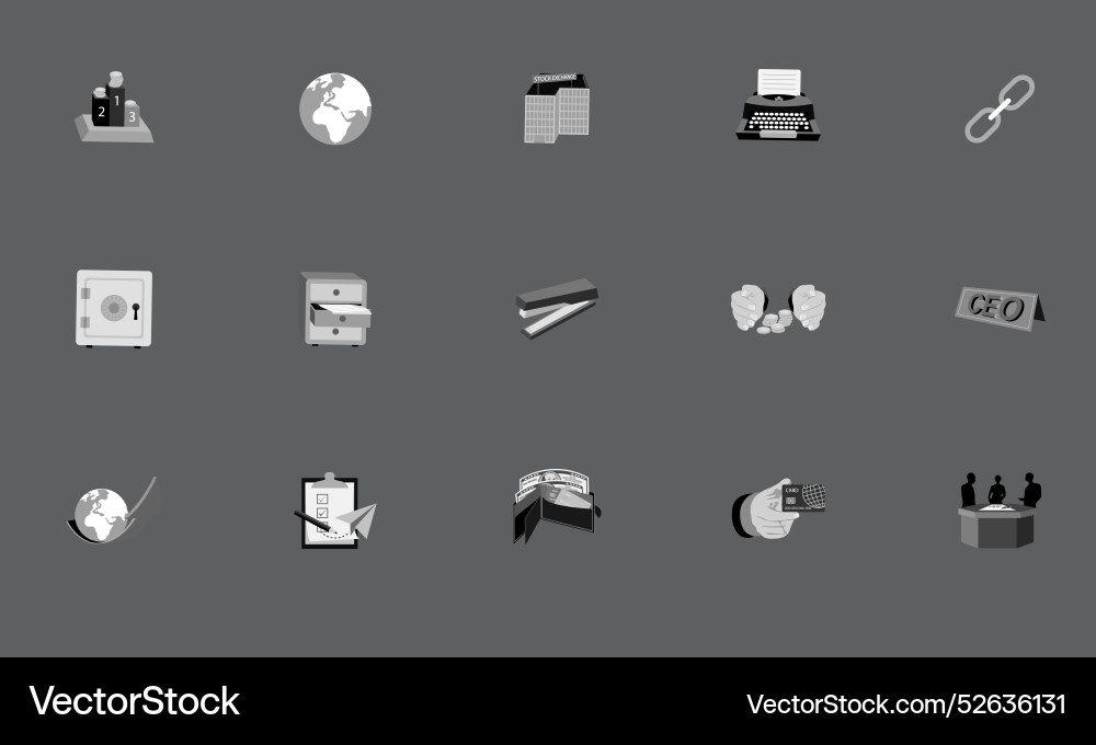 Education school icon set Royalty Free Vector Image