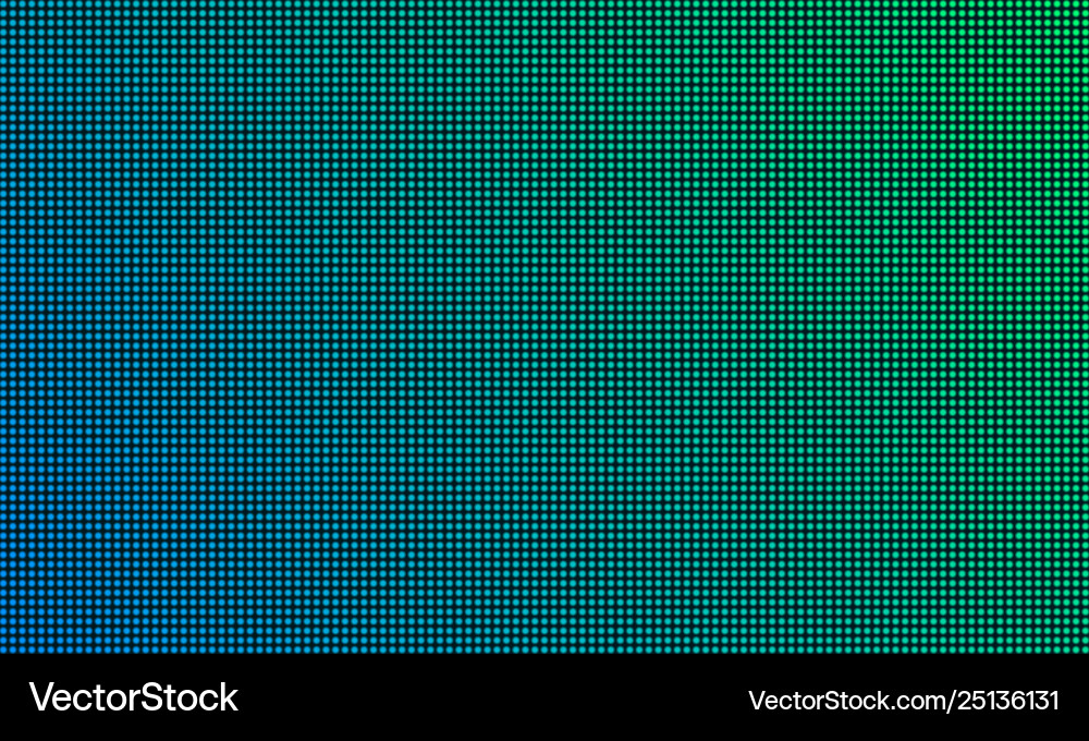 Led tv screen monitor with diode light texture Vector Image