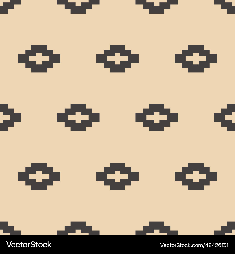 Minimal scandinavian southwestern seamless pattern