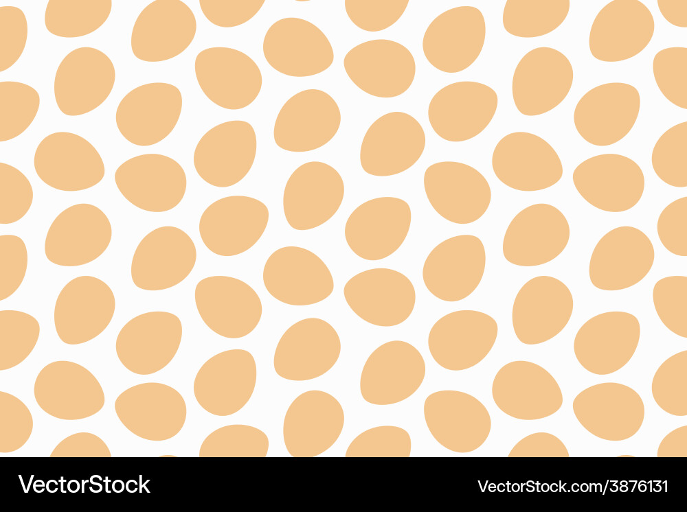 Seamless pattern background from brown eggs Vector Image
