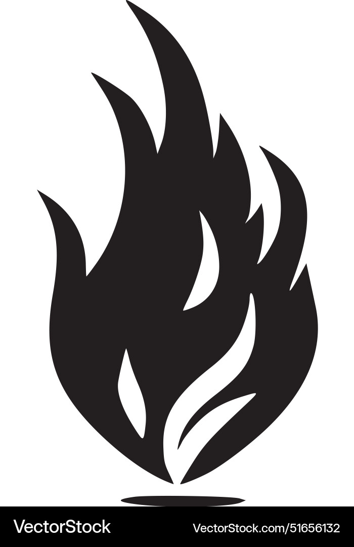 Fire - high quality logo - ideal for t-shirt Vector Image