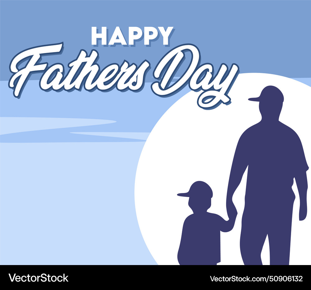 Happy fathers day for all dad Royalty Free Vector Image