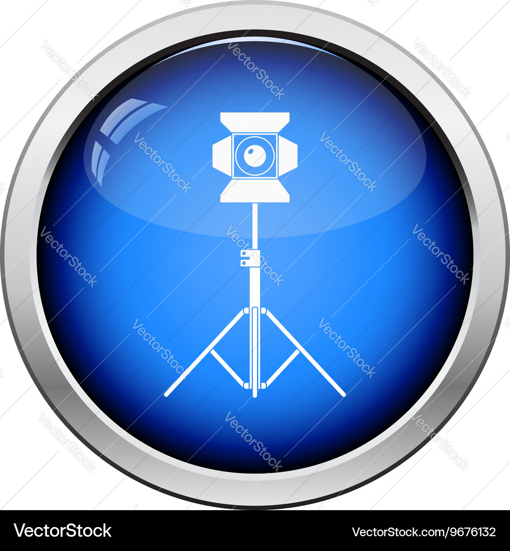 Stage projector icon Royalty Free Vector Image