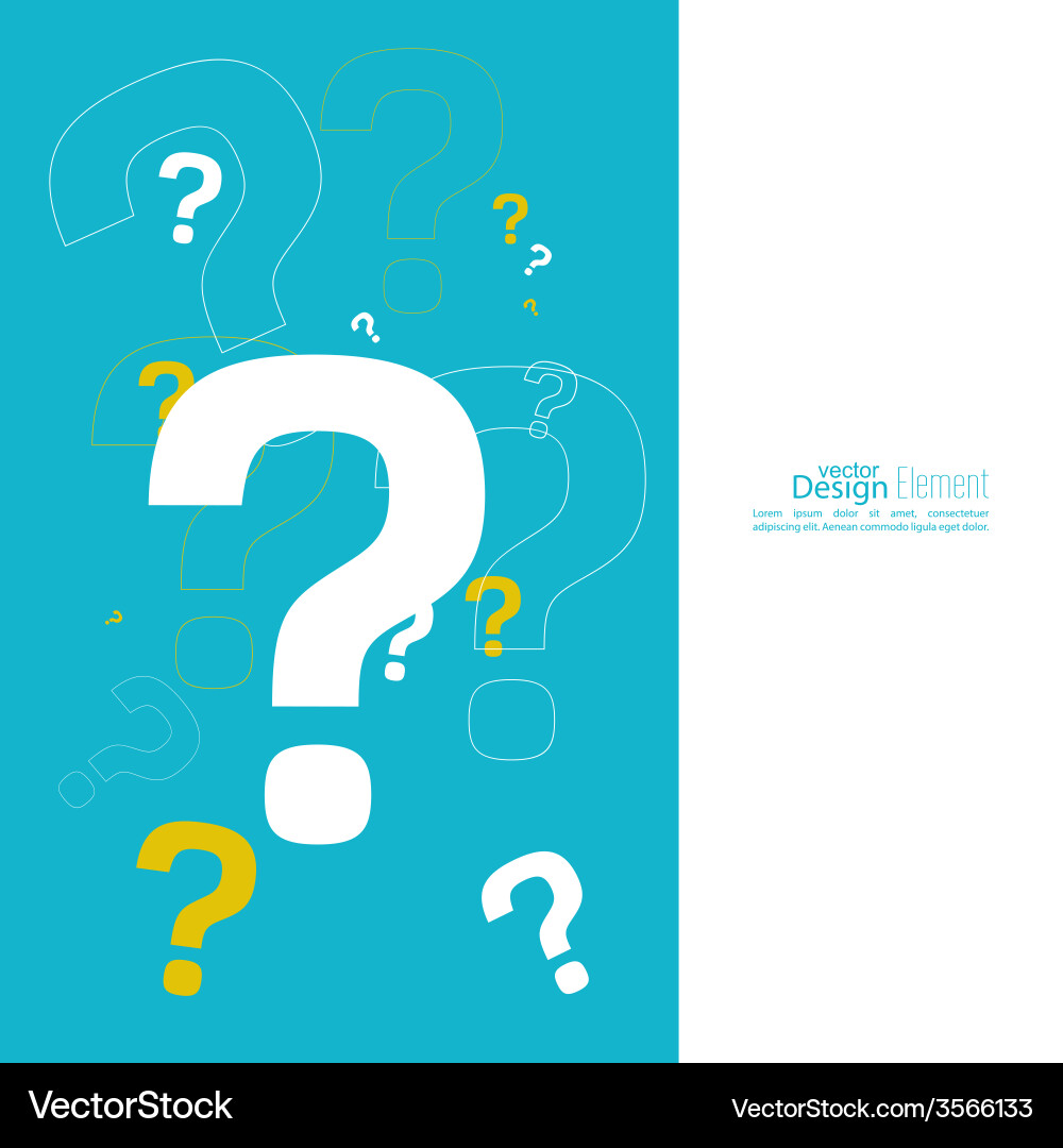 Frage Mark Icon Lizenzfreies Vektorbild - VectorStock