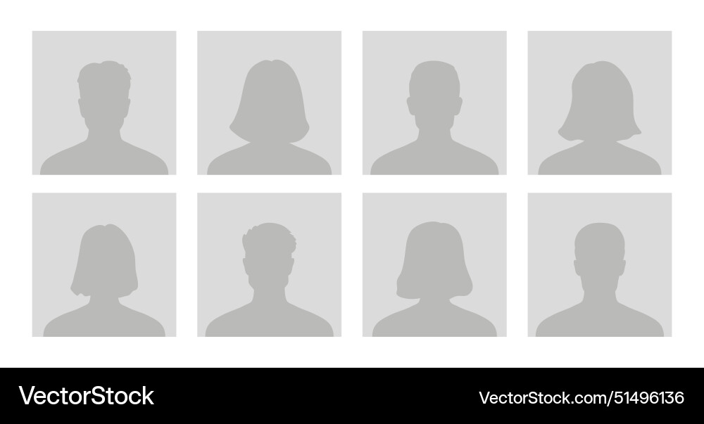 Profile Placeholder Vector Images (over 3,800)