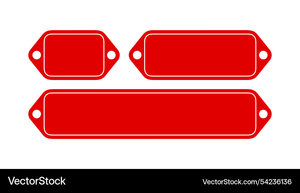 Template of price tags label tag mockup Royalty Free Vector