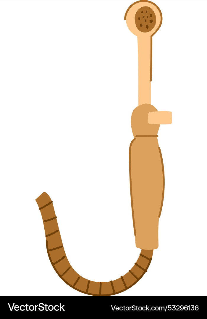 Water bidet sprayer cartoon Royalty Free Vector Image