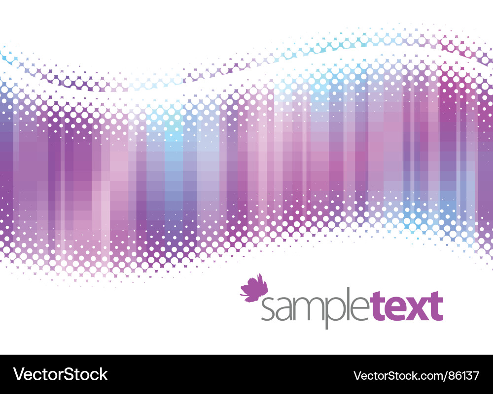 Abstract Halftone Waves Royalty Free Vector Image