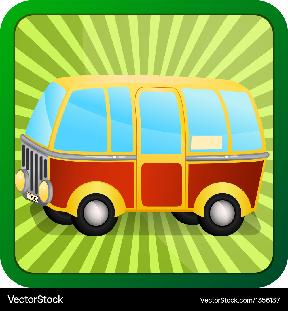Bus icon Royalty Free Vector Image - VectorStock