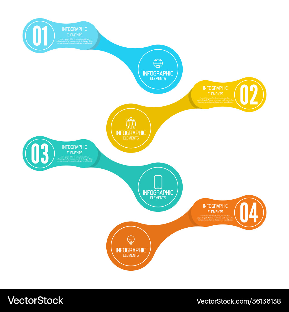 Comparative chart with banner Royalty Free Vector Image