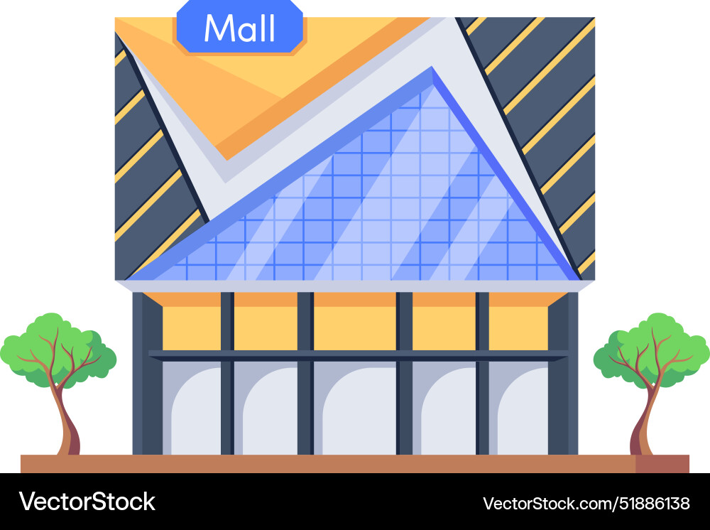 Webcheck out this isometric icon of mall complex Vector Image