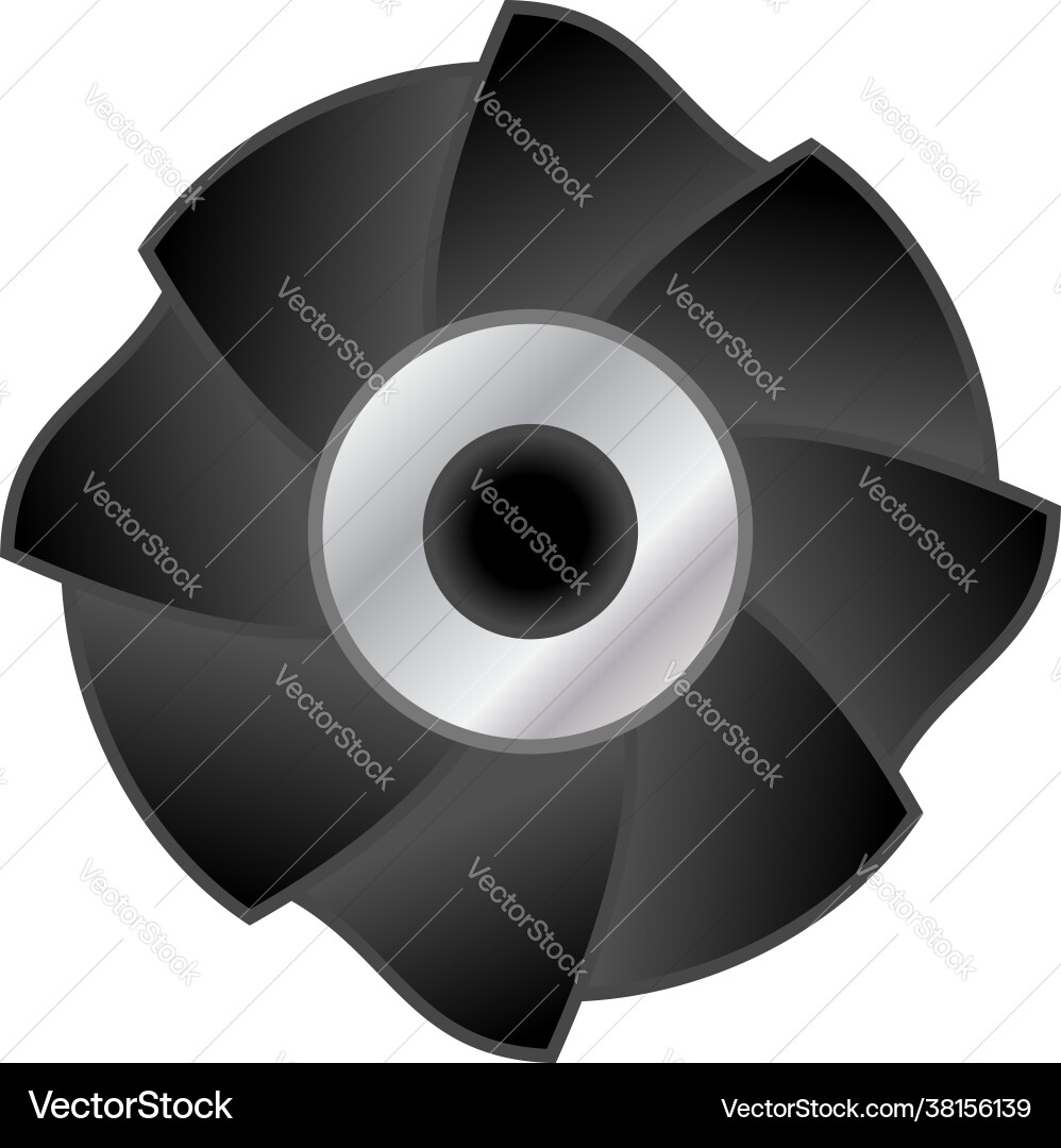 Car motor vent icon cartoon style Royalty Free Vector Image