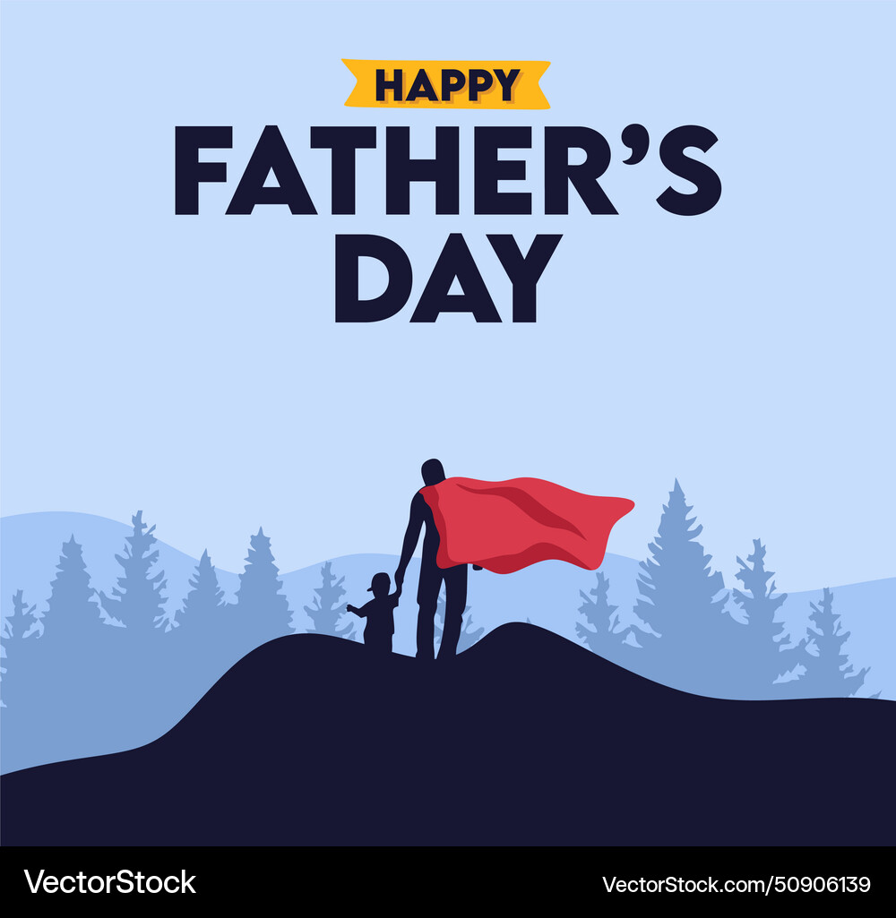 Happy fathers day for all dad Royalty Free Vector Image