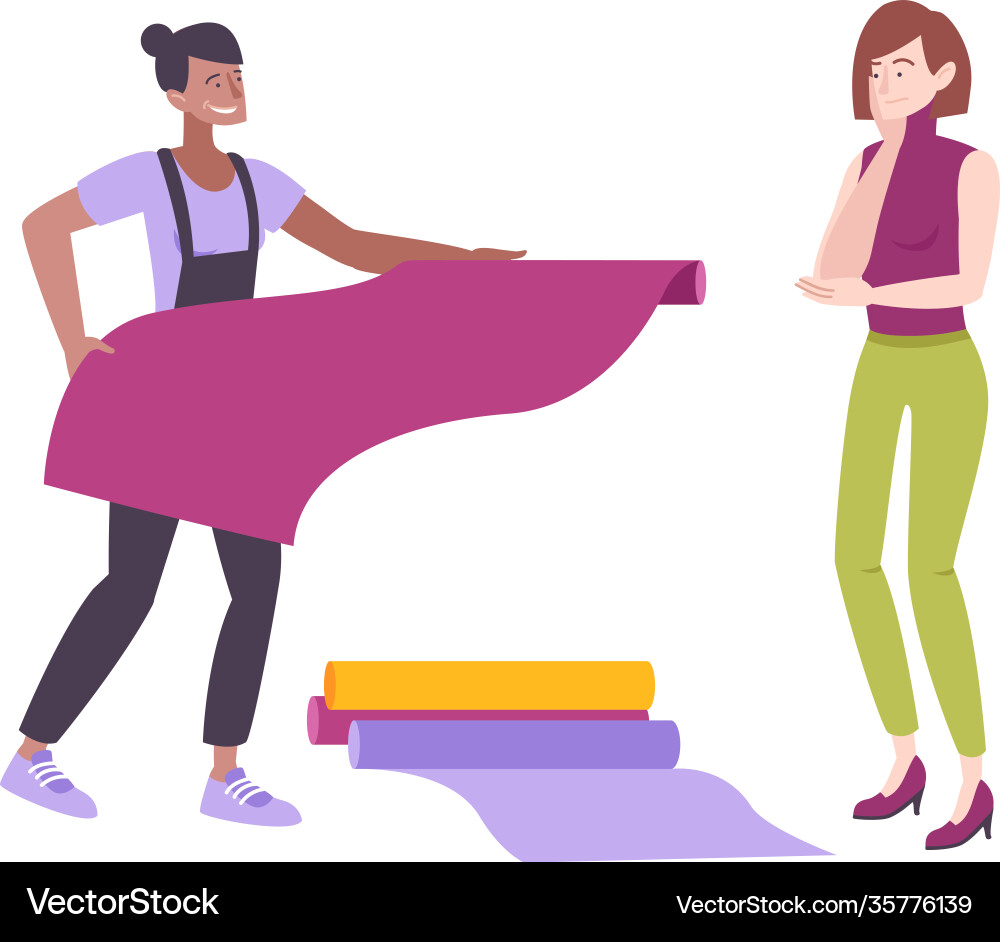 Interior designer Royalty Free Vector Image - VectorStock