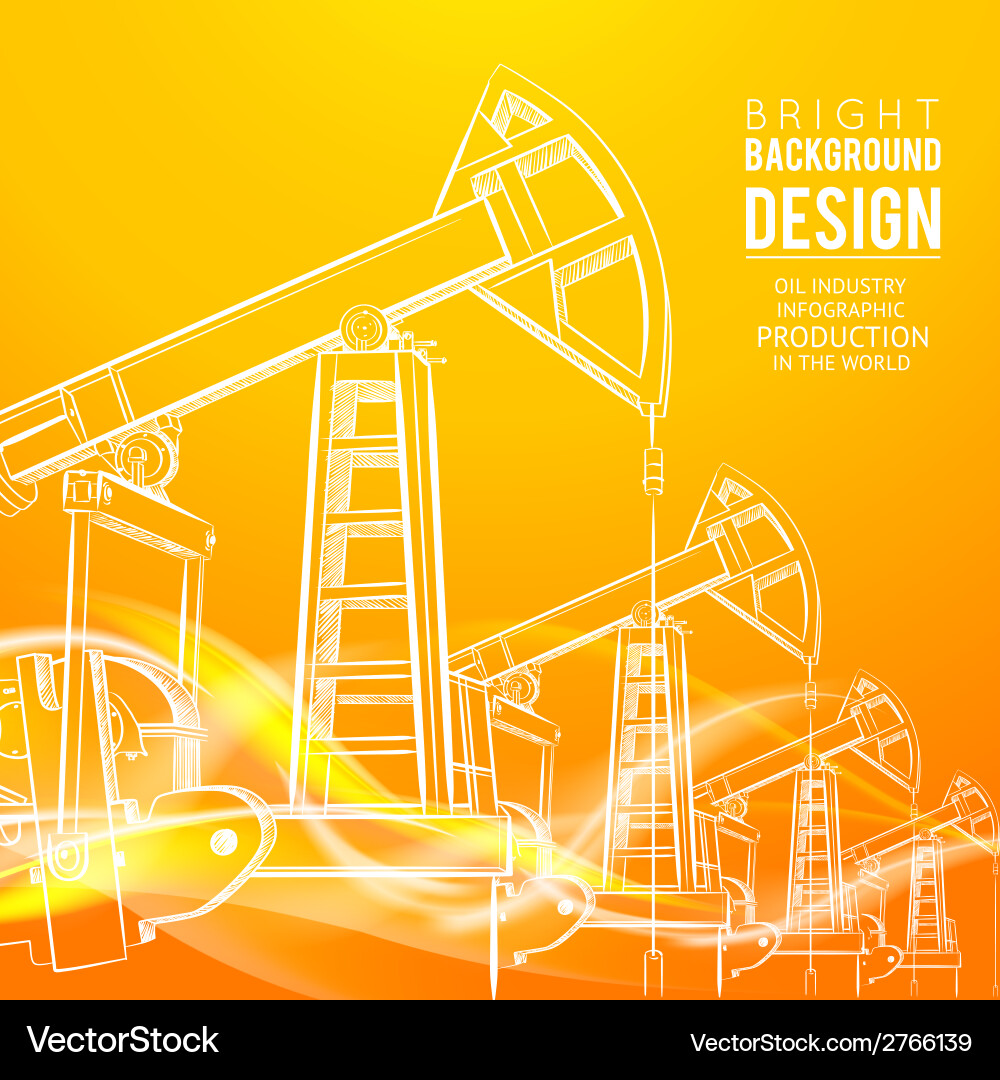 Oil pump Royalty Free Vector Image - VectorStock