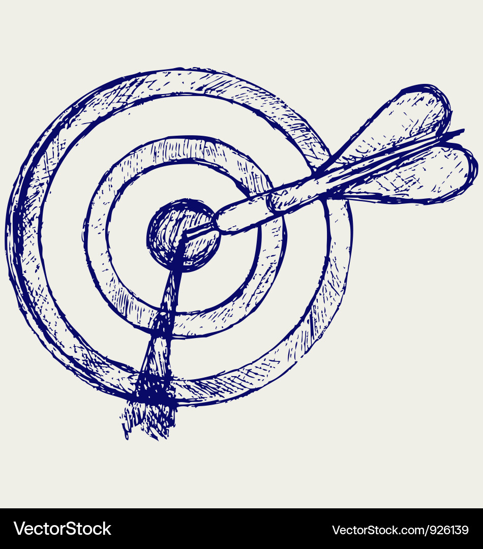 Bullseye Target Sketch Vector Images (over 390)