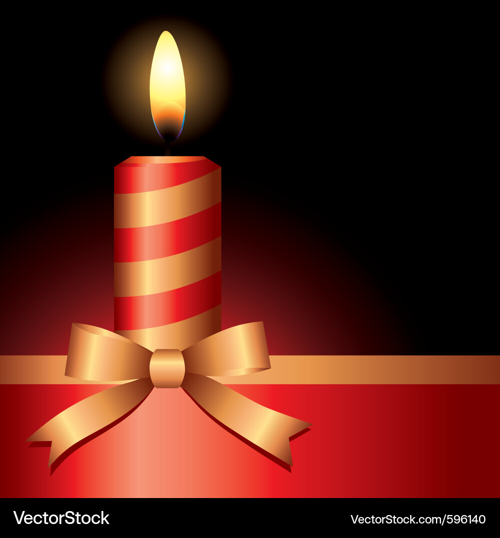 Candle Royalty Free Vector Image - VectorStock