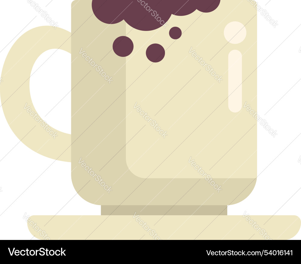 Coffee cup standing on white background Royalty Free Vector