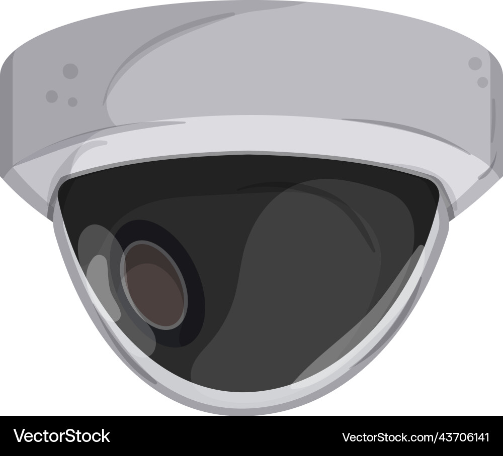 Technology security camera cctv cartoon Royalty Free Vector
