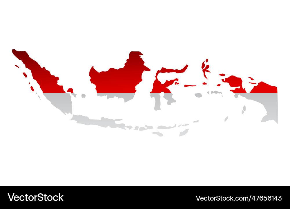 Indonesia map background Royalty Free Vector Image