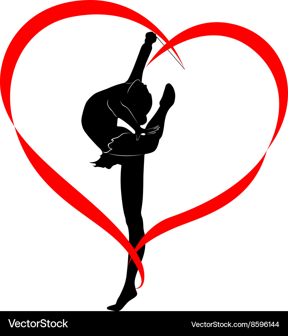 Gymnastics logo Royalty Free Vector Image - VectorStock