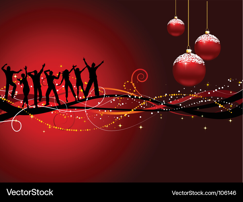 Christmas party Royalty Free Vector Image - VectorStock