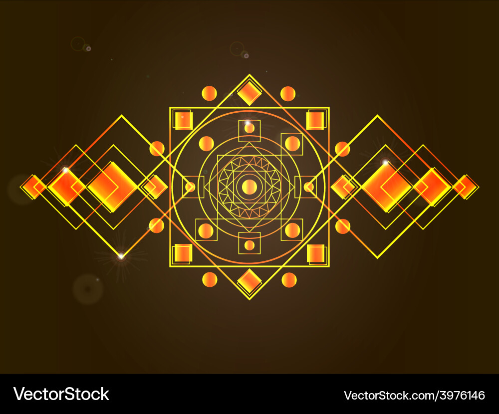 Cosmic mandala Royalty Free Vector Image - VectorStock