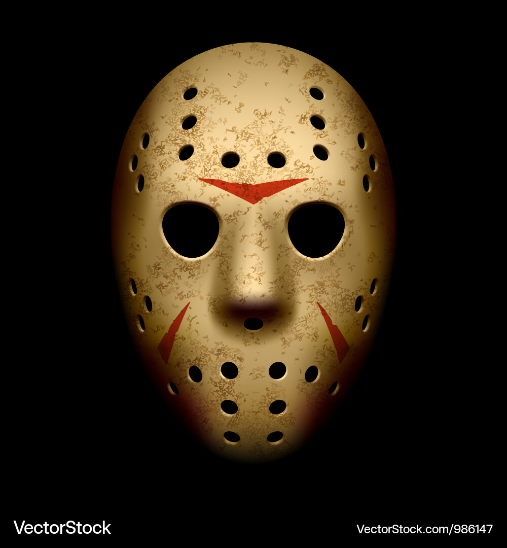 Scary Halloween Mask Hockey Vector Images (over 490)