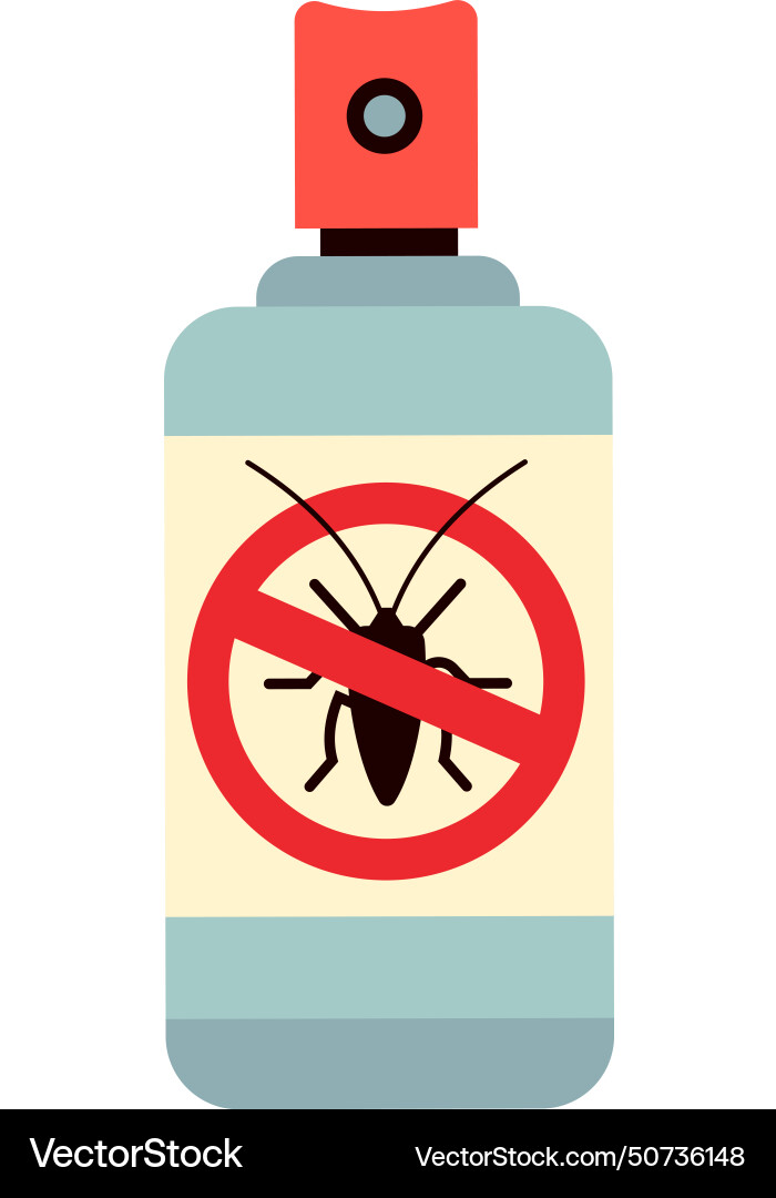 Insecticide bottle icon pest removal spray Vector Image