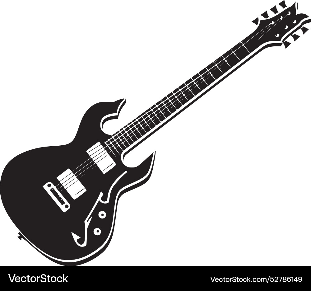 Guitar Royalty Free Vector Image - VectorStock