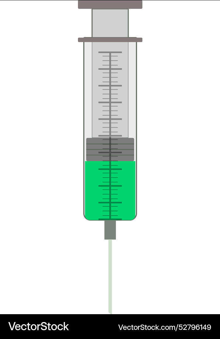 Plastic syringe icon injection icon medicines Vector Image