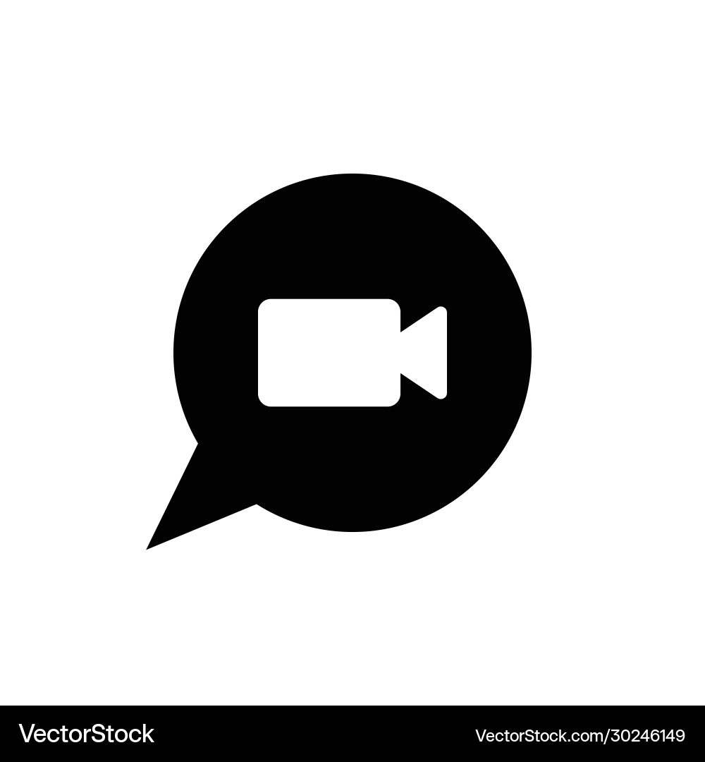 Video call icon Royalty Free Vector Image - VectorStock