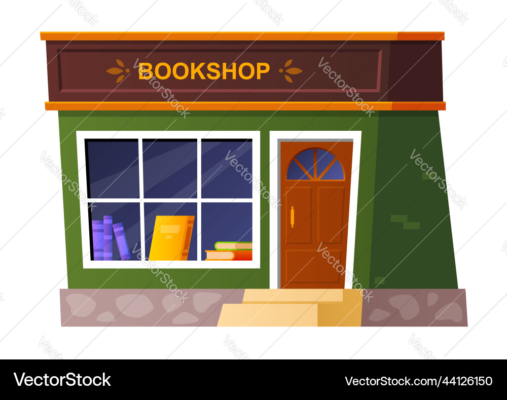 Bookstore - modern flat design style single Vector Image