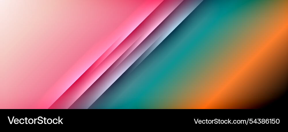 Colorful gradient with lines made of shadow and Vector Image