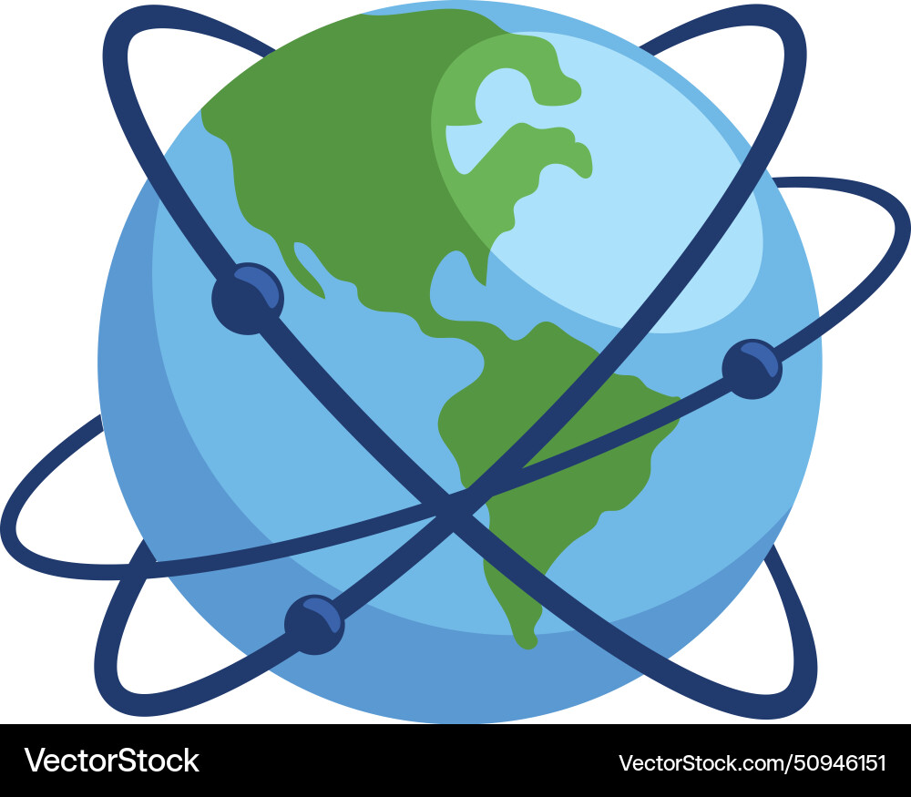 Internet day connection Royalty Free Vector Image
