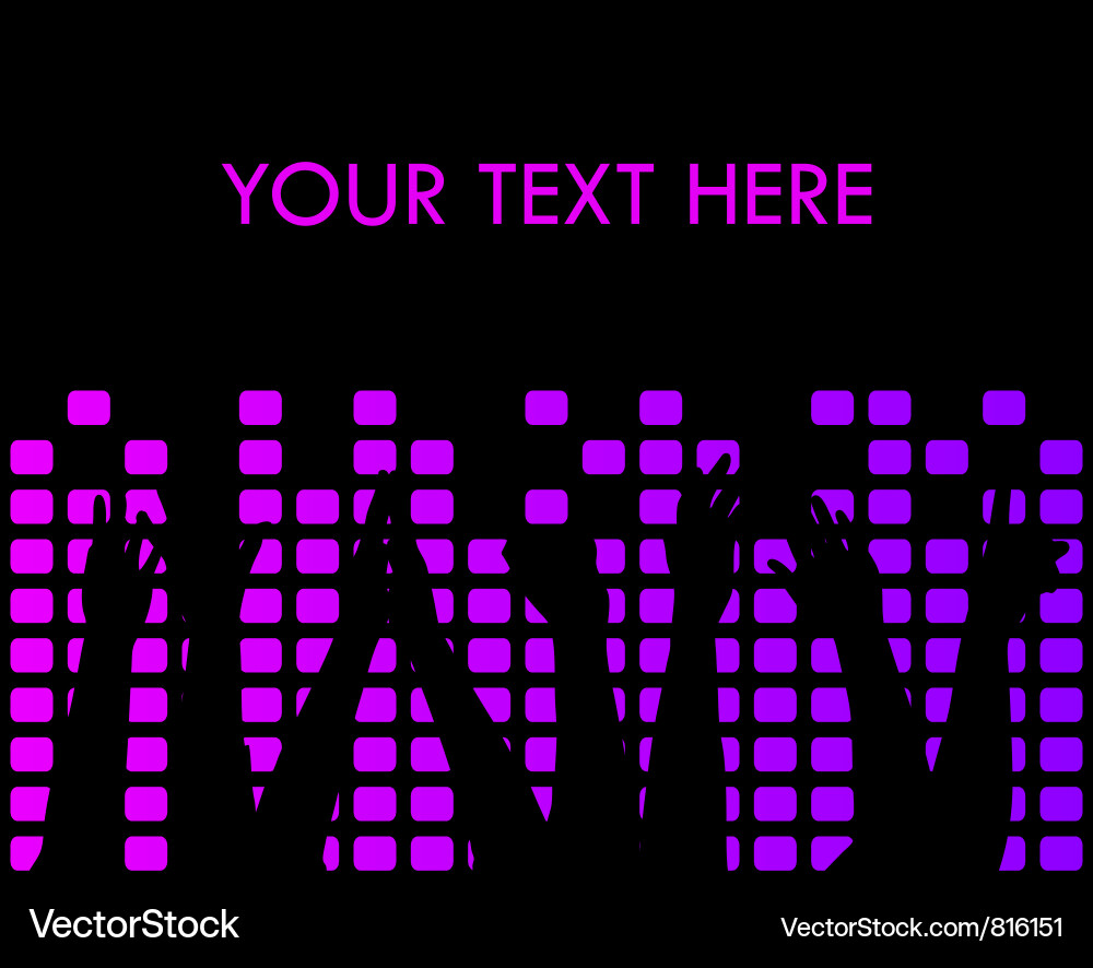 Purple club background Royalty Free Vector Image