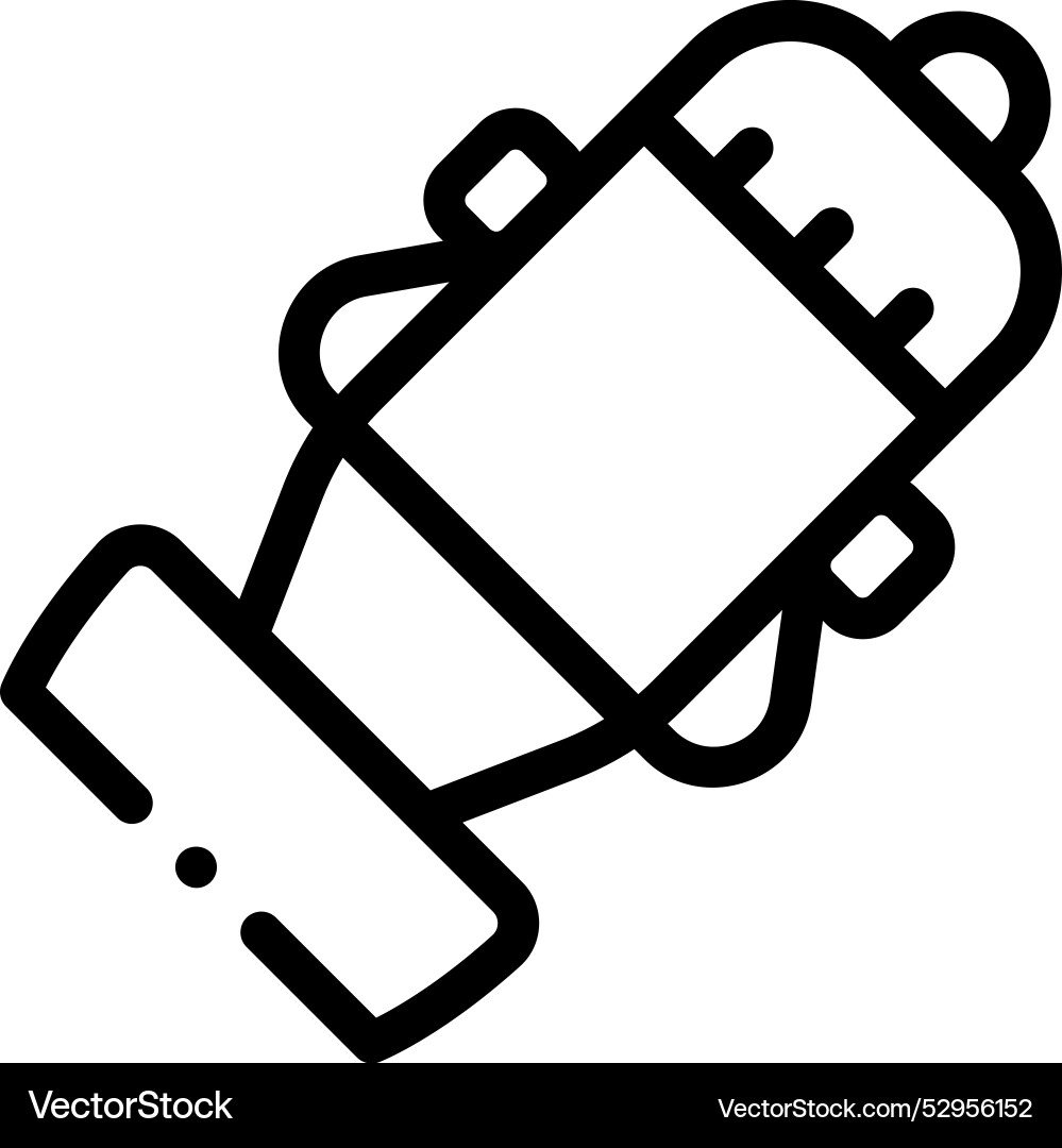 Diver propulsion vehicle icon thin linear style Vector Image