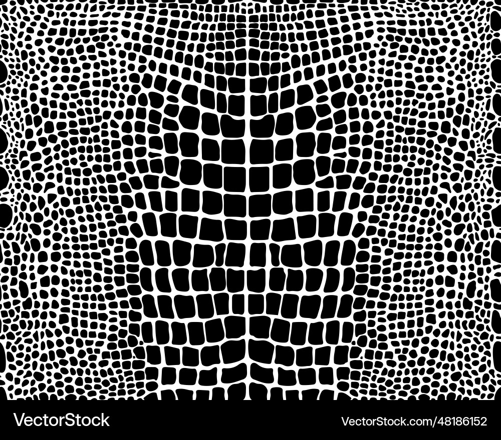 Seamless pattern of alligator skin Royalty Free Vector Image