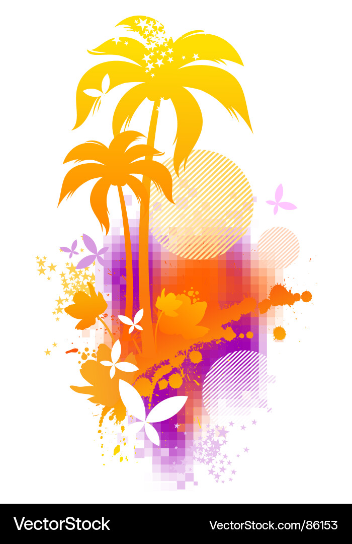 Summer background Royalty Free Vector Image - VectorStock