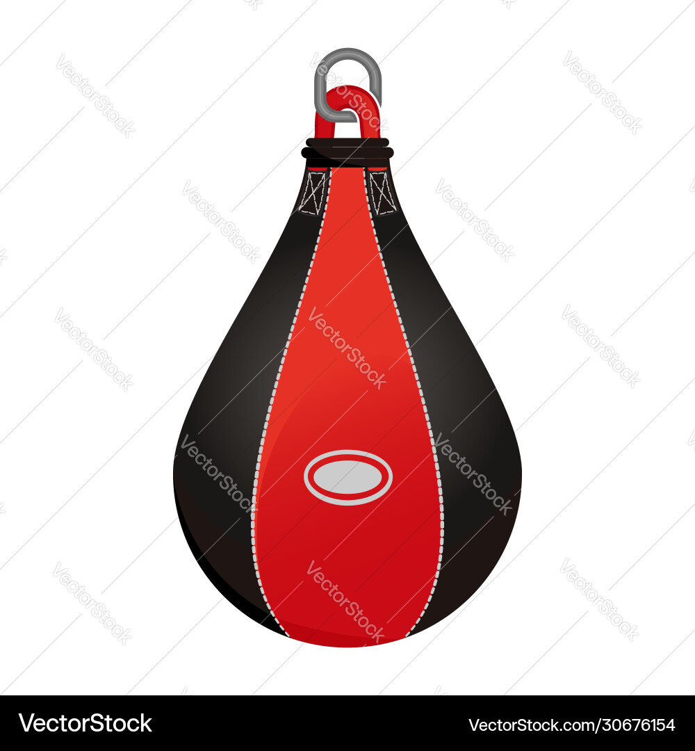 Boxing punching bag Royalty Free Vector Image - VectorStock